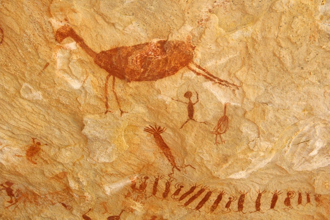 pinturas rupestres no parque nacional serra da capivara - Guia Viajar ...