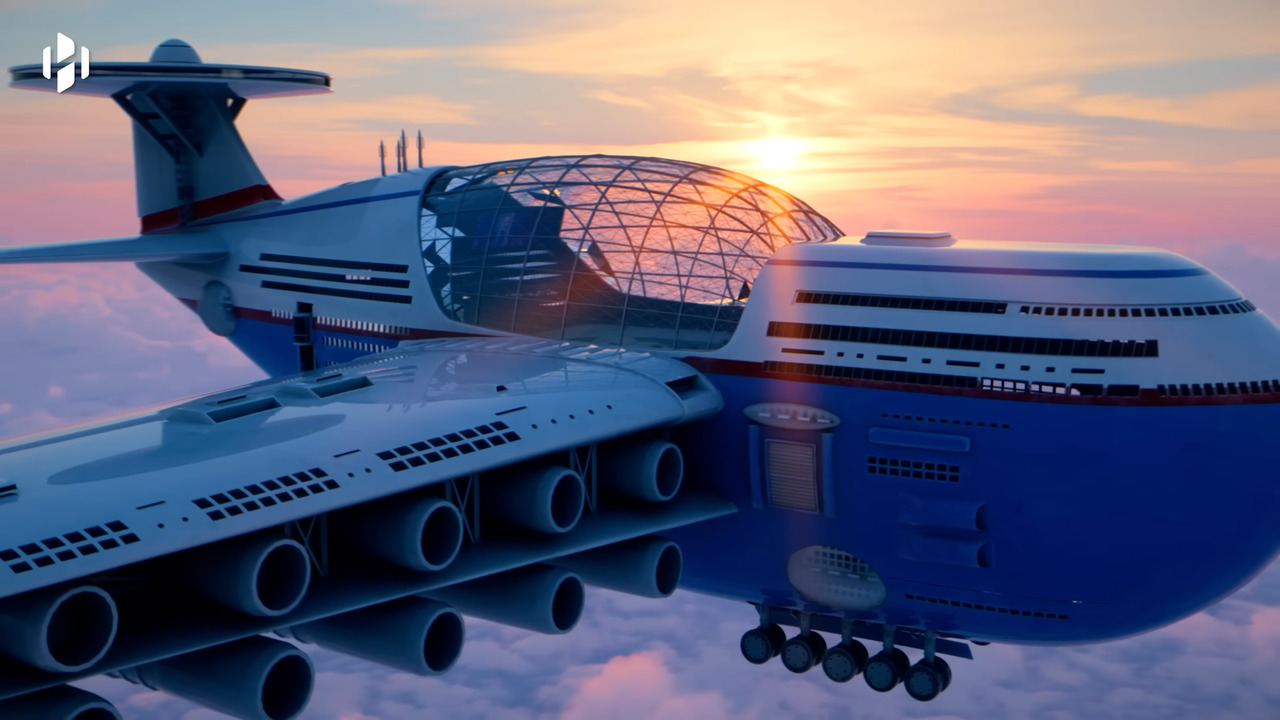 Hotel voador capaz de ficar anos sem pousar, conheça o Sky Cruise