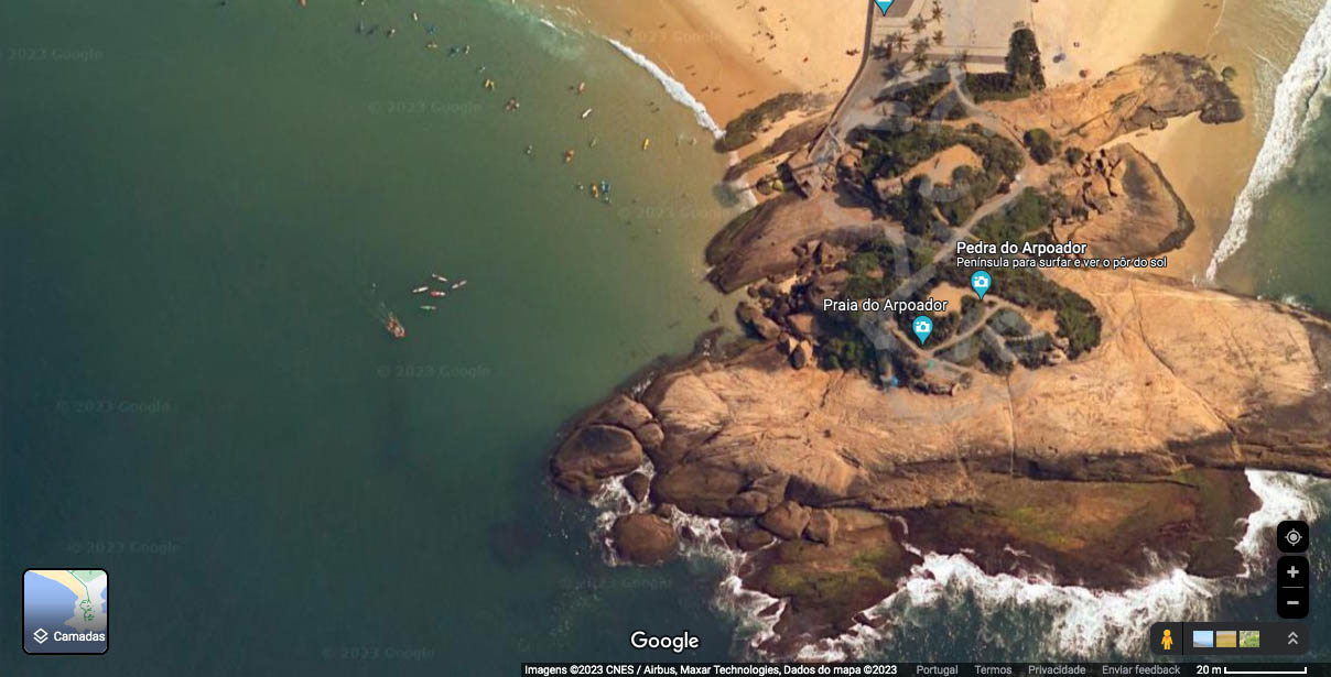 Destinos brasileiros vistos pelo Google Maps que vão te impressionar